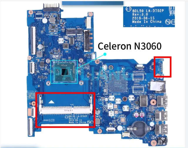 Motherboard & CPU Bundles - HP 250 G5 MOTHERBOARD For HP Pavilion 15-AY 250 G5 (Intel Celeron ...